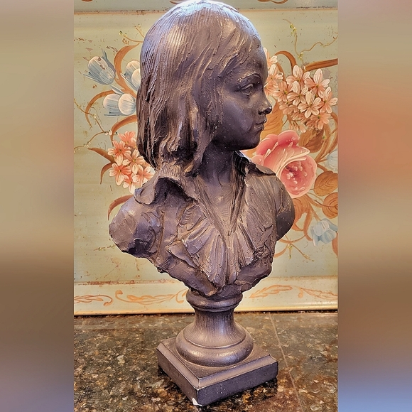 Art | Antique Black Chalkware Bust | Poshmark